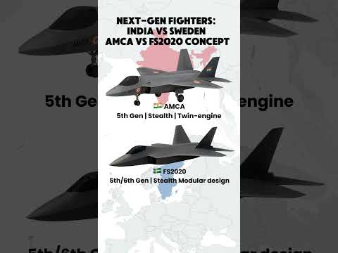 India AMCA vs Sweden FS2020 | Future Stealth Fighters Compared