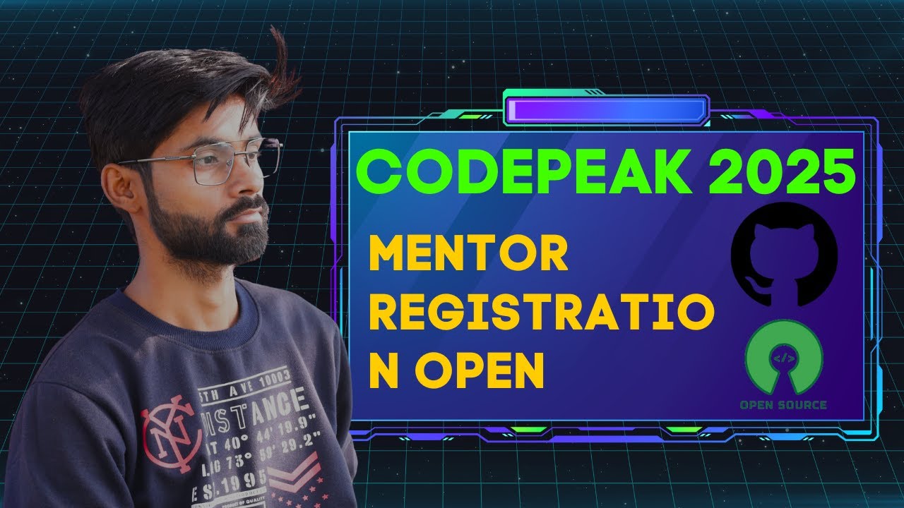 Registration Open for Codepeak 2025 || codepeak2025 || #opensource #codervivek #codepeak - YouTube