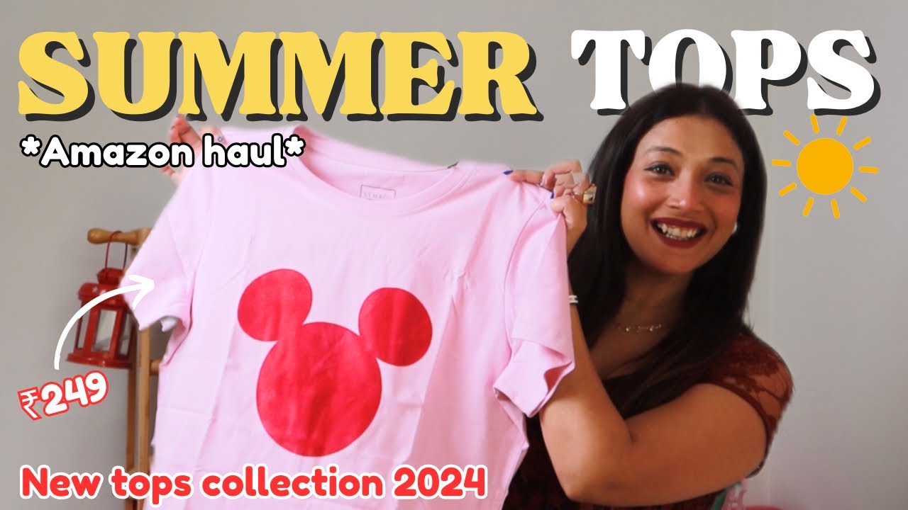 | New *TRENDY* Tops Collection Ft. AMAZON | #amazonfashion - YouTube