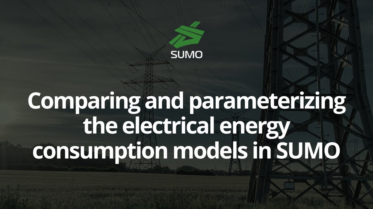 Comparing and parameterizing the electrical energy consumption models ...
