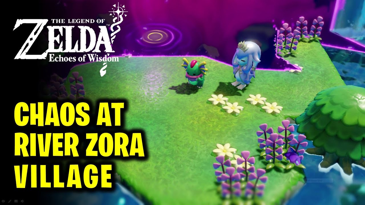 Chaos at River Zora Village - Stilled Upper Zora River | Legend of ...