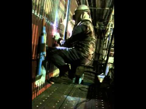 Welding boiler tube - YouTube