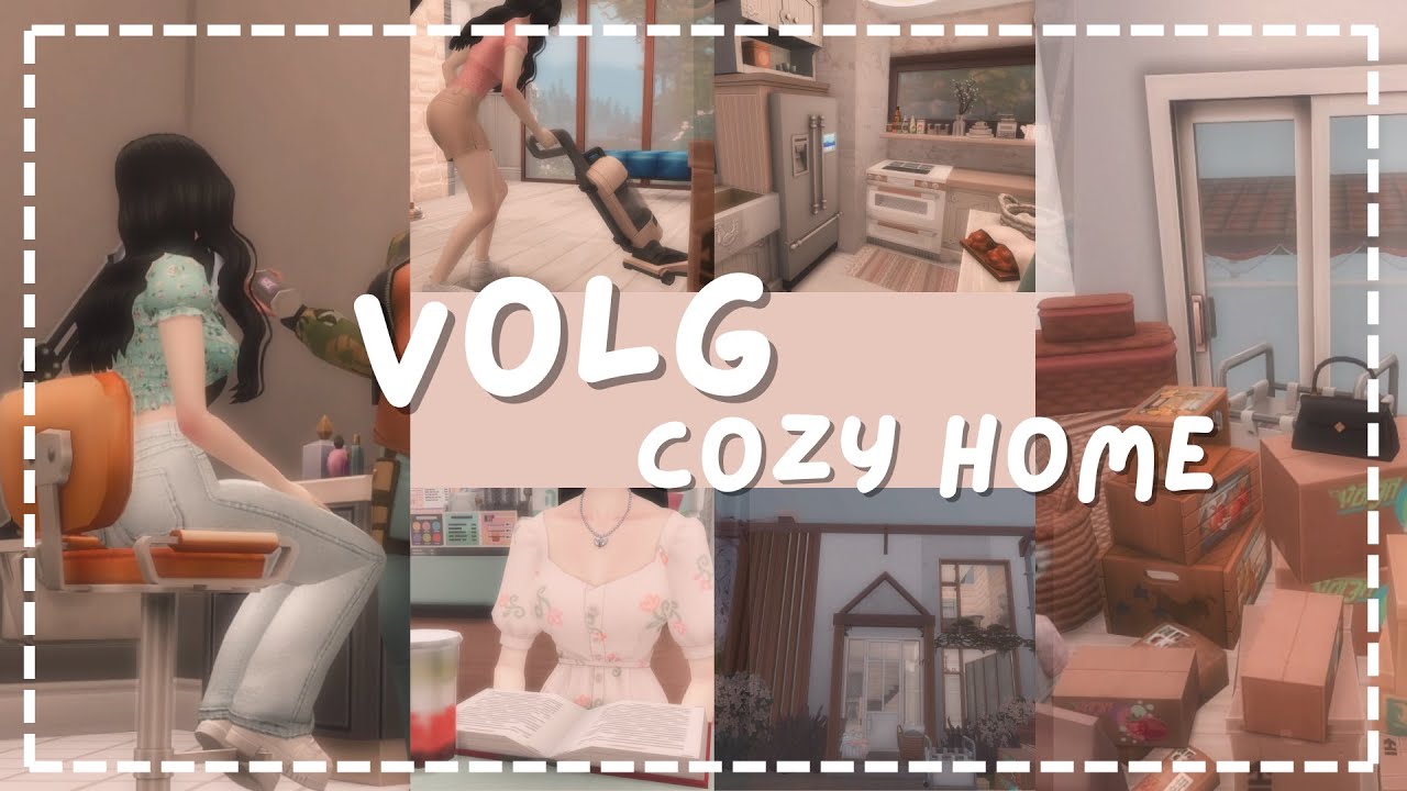 The Sims 4 Daily Routine | Cozy Home | ASMR l "Moving to a new house" # ...