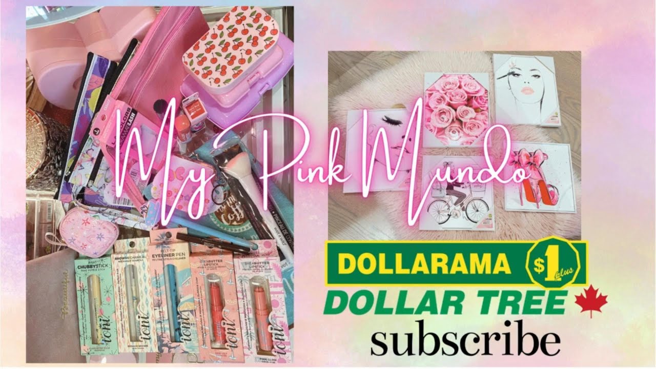 NEW DOLLARTREE AND DOLLARAMA HAUL! - New Cute Ioni makeup, Room decor ...