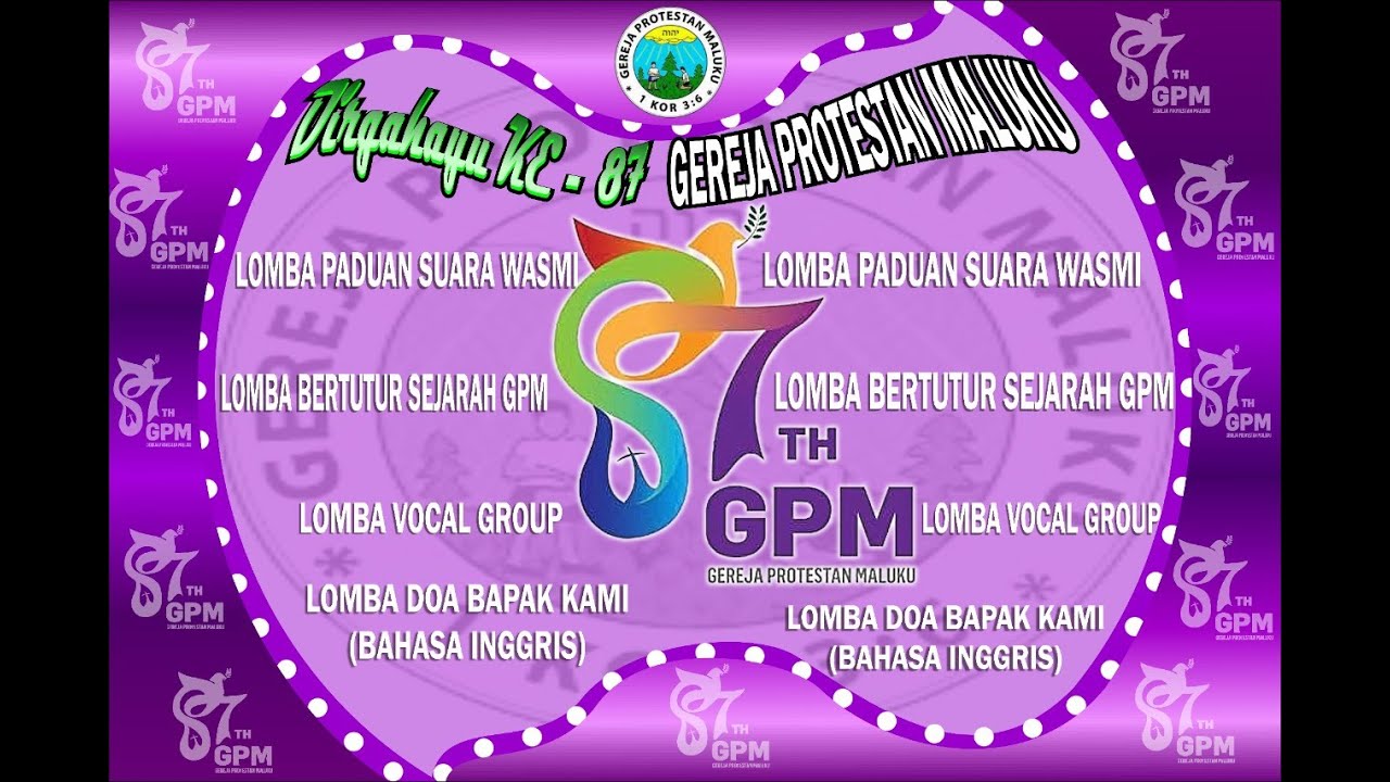 LOMBA PADUAN SUARA WASMI JEMAAT GPM TIAKUR MENYONGSONG HUT GPM - YouTube