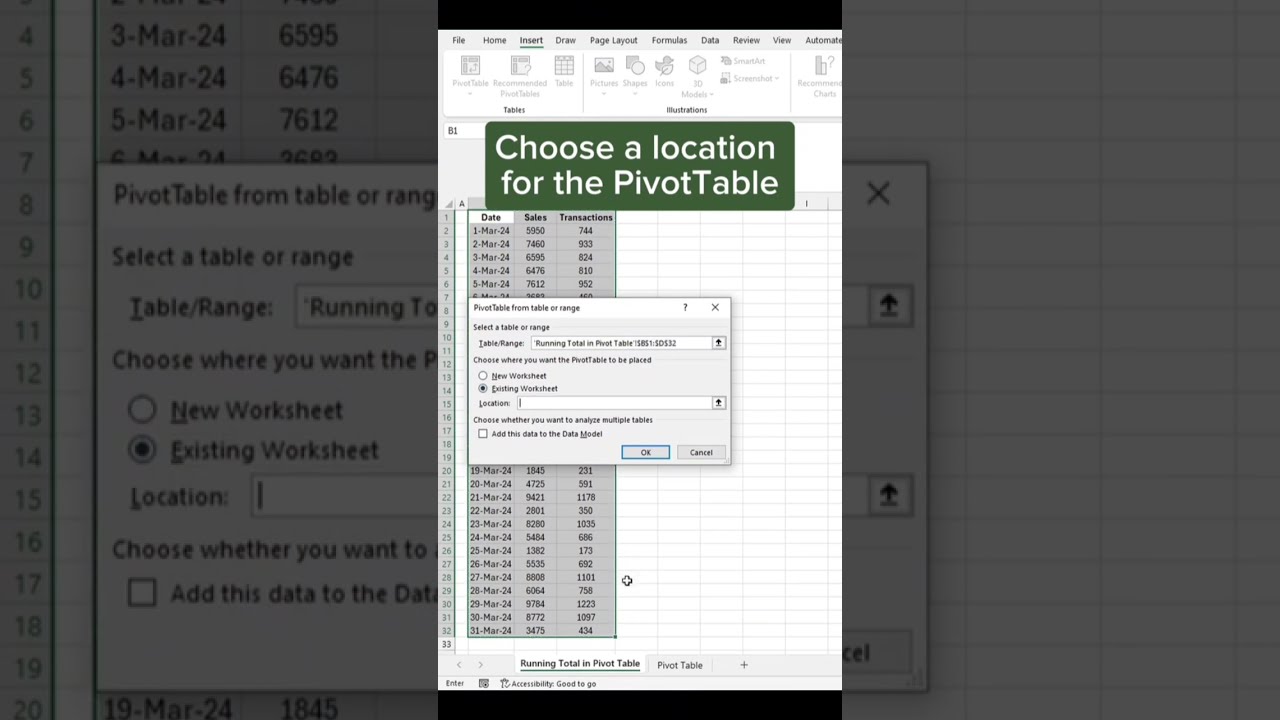 Running Total In Pivot Table exceltricks exceltips runningtotal Running Total In Pivot Table exceltricks exceltips runningtotal
