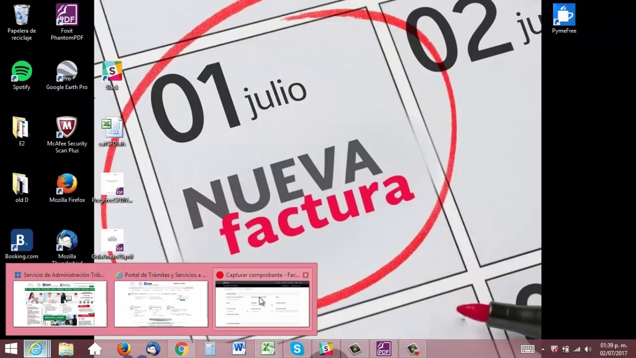 Nueva Factura 3.3 del SAT - Cómo facturar en el portal gratuito - YouTube
