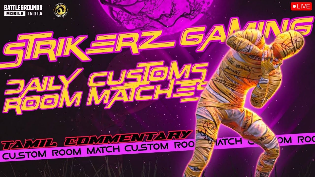 ⭕ #live TAMIL LIVE STREAM | CUSTOMS - PORKALAM - ROAD TO 2k | #bgmi # ...