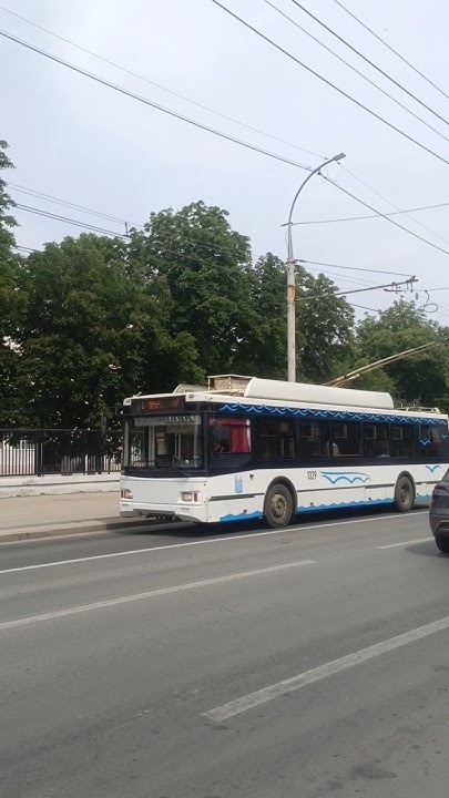 Троллейбус Тролза-5275.03 №1329 по маршруту №1К Ж/Д Вокзал-Музейная.Пл #youtube #shorts #fyp ...