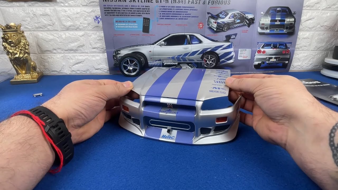 Skyline Part 3,4,5 Nissan GT-R (R34) 1:8 Fast end Furious by De ...