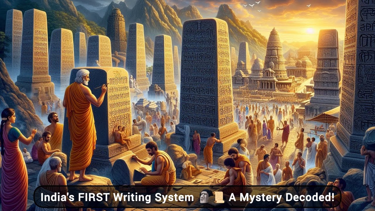 The First Written Language of Ancient India 🗿📜 | The Story of Brahmi ...