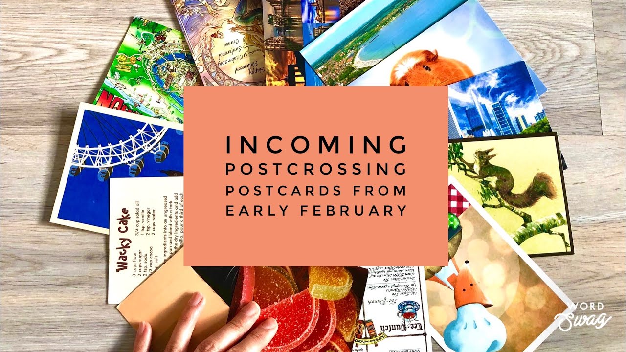Postcrossing - incoming postcards! - 10-15 Feb 2020 - YouTube