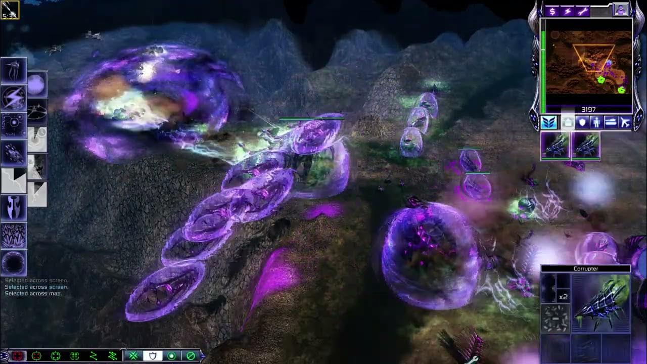 CNC 3 TW Firestorm v1.7 mod Scrin vs Brutal AI - Steamroller (GDI) - YouTube