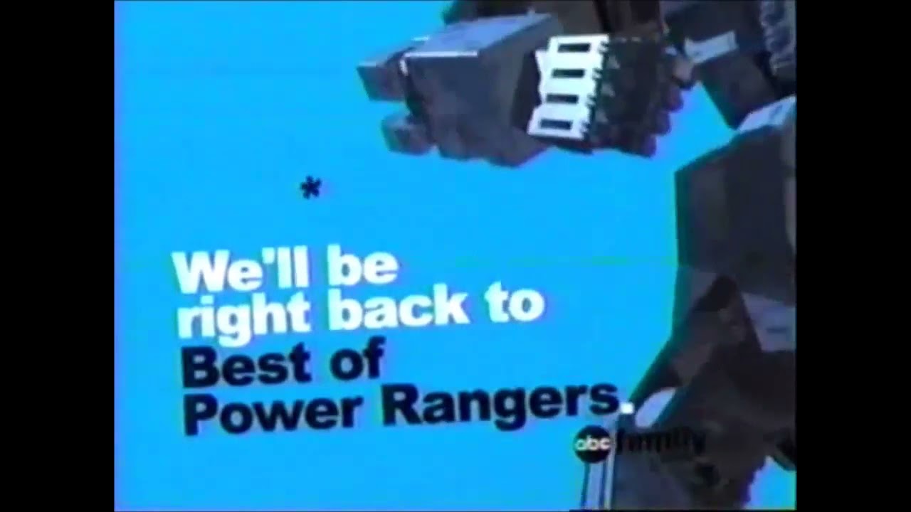 ABC Family Action Block Best of Power Rangers WBRB and BTTS Bumpers ...
