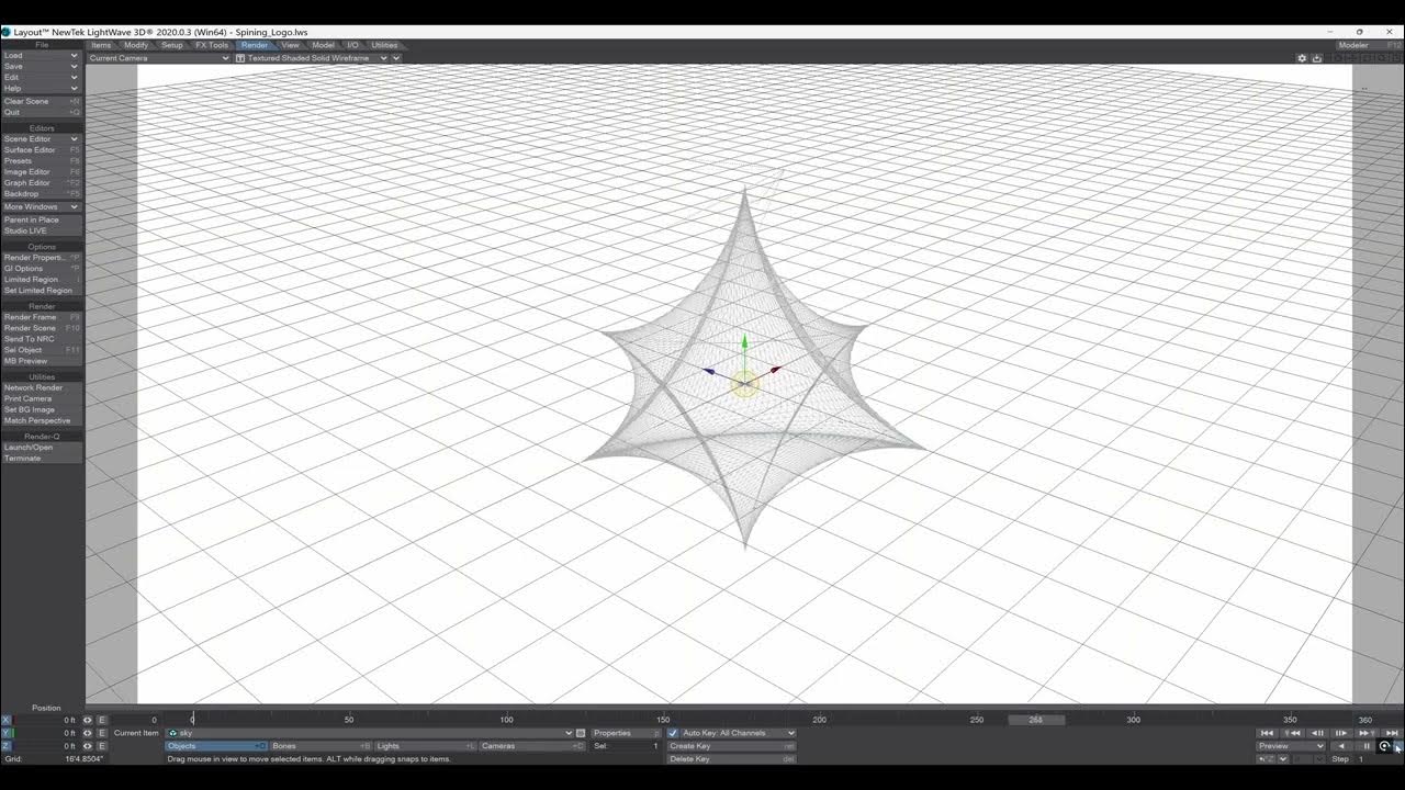 Morph wireframe - YouTube