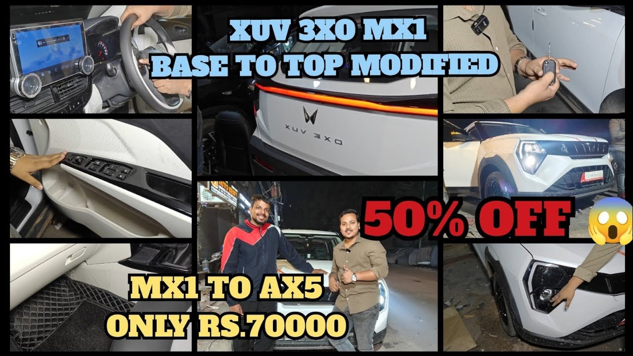 Mahindra XUV 3X0 Mx1 Modified in 70000 Only😱 Xuv 3xo Modification ...