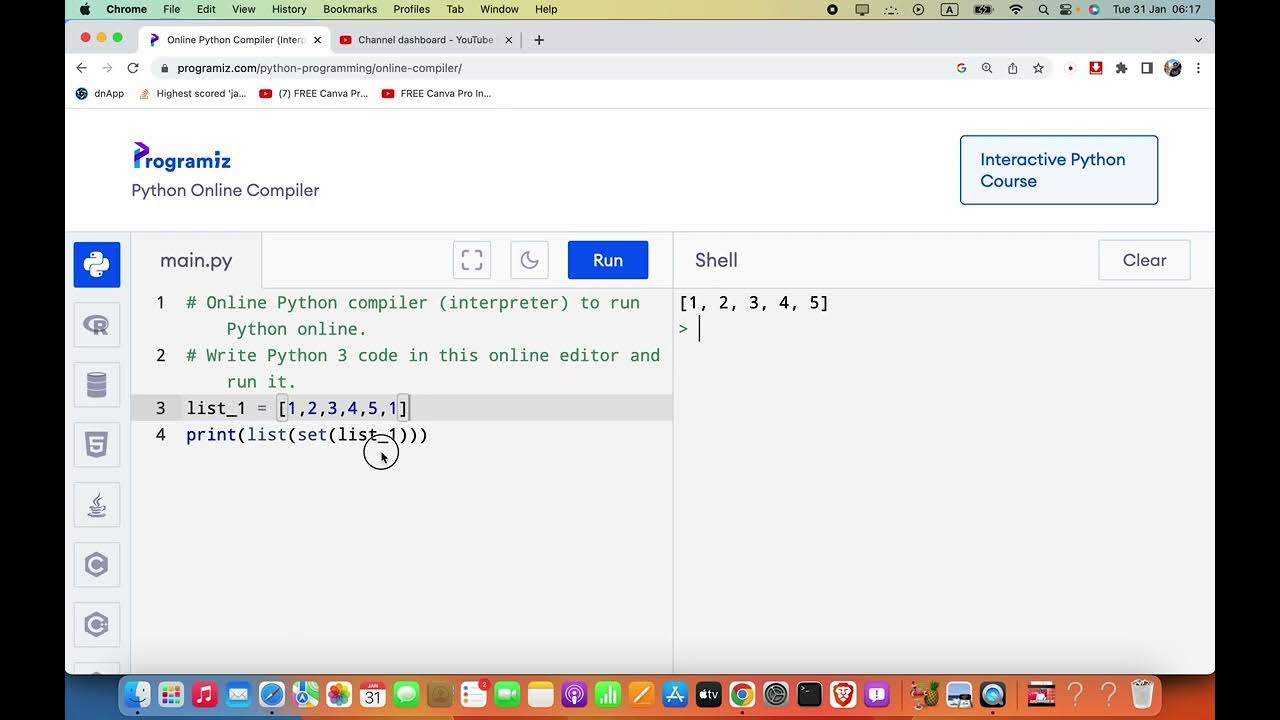 How To Remove Duplicate Element From A List Or Two List In Python Using how-to-remove-duplicate-element-from-a-list-or-two-list-in-python-using