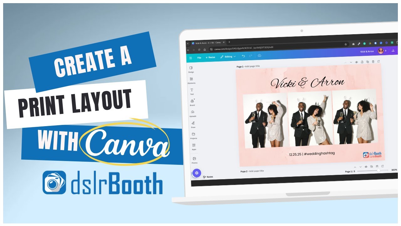 How to Create a Print Layout in Canva & Import It Into dslrBooth | Step ...