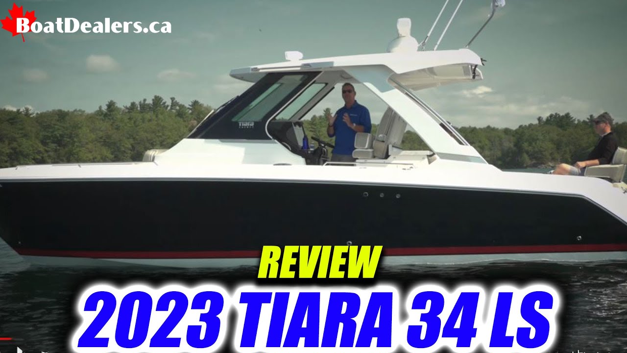 2023 Tiara 34 LS #boatreview #yacht - YouTube