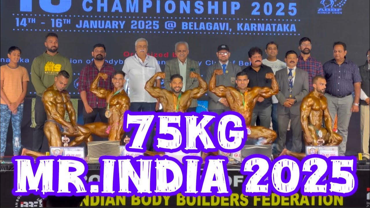 75Kg 16th Senior Bodybuilding & physique Sport 2025 #mrindia2025 - YouTube