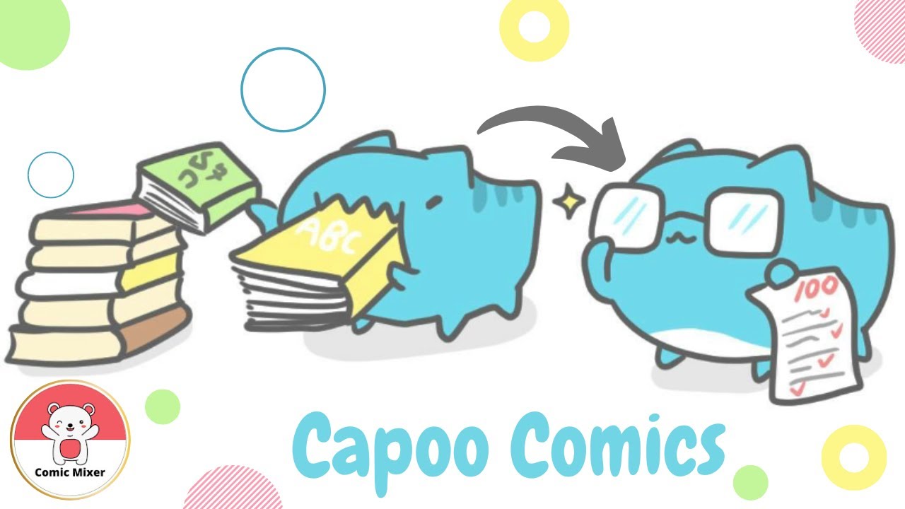 Blue cat- Capoo |funny comics|#12 - YouTube