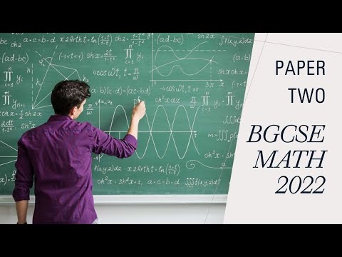 BGCSE MATH PAPER TWO 2022 - YouTube