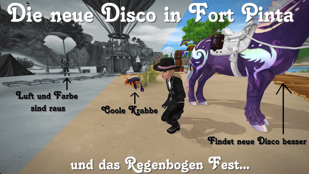 Star Stable 277 "Die neue Disco und ein maues Regenbogen Fest" - YouTube