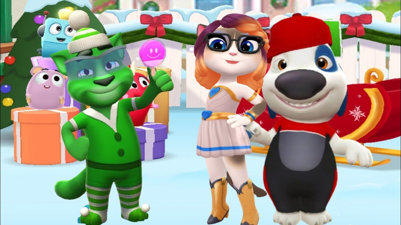 My Talking Tom 2 vs My Talking Angela 2 vs Talking Hank Toilet Poop ...