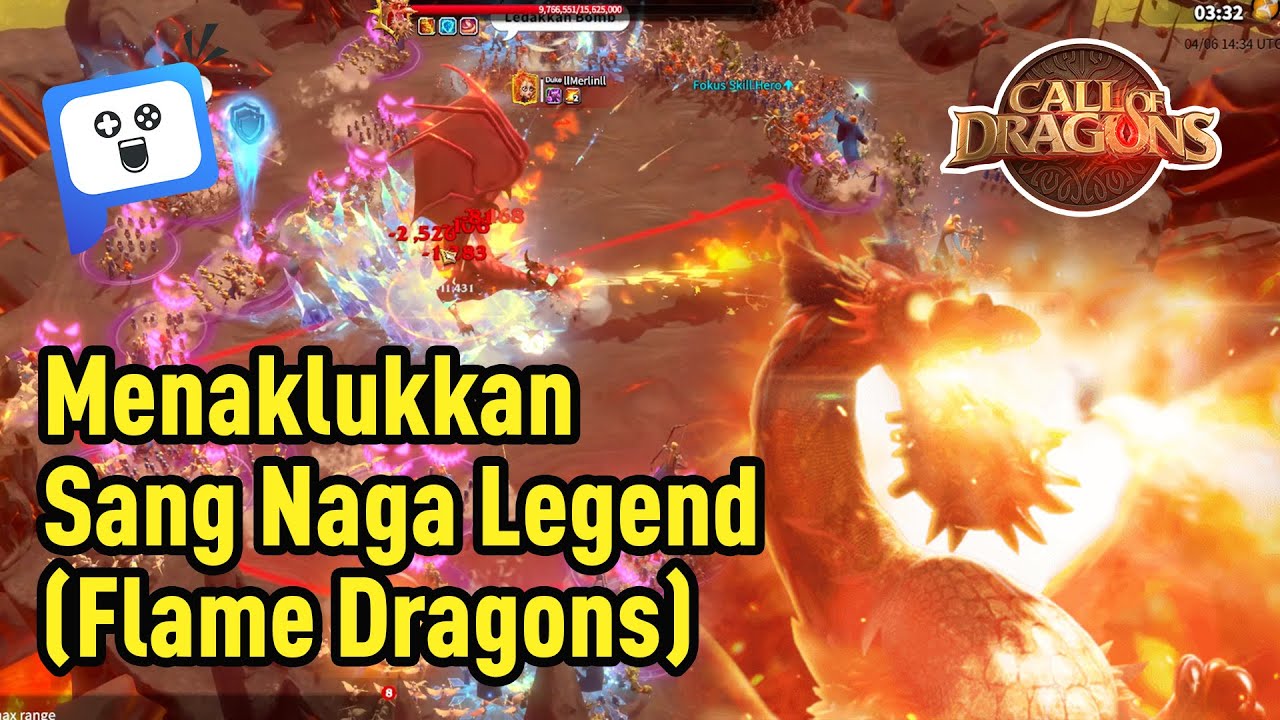 Menaklukkan Sang Naga Tamaris (ELITE FLAME DRAGONS) - Call of Dragons ...
