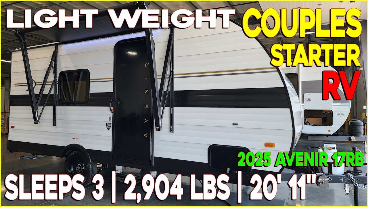 Lightweight RV 2025 Avenir 17RB Travel Trailer By Crusier RV at Couchs ...