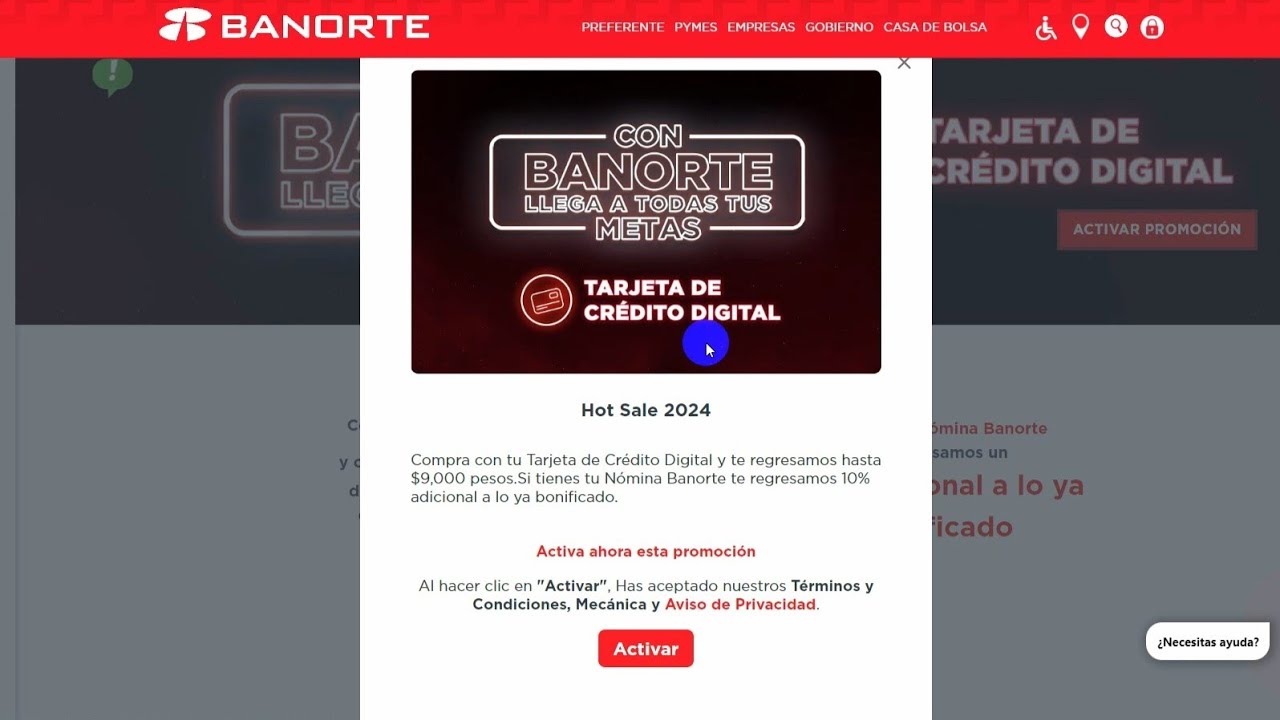 Como activar promocion bonificación Banorte Hot Sale 2024 - Tu Tarjeta ...