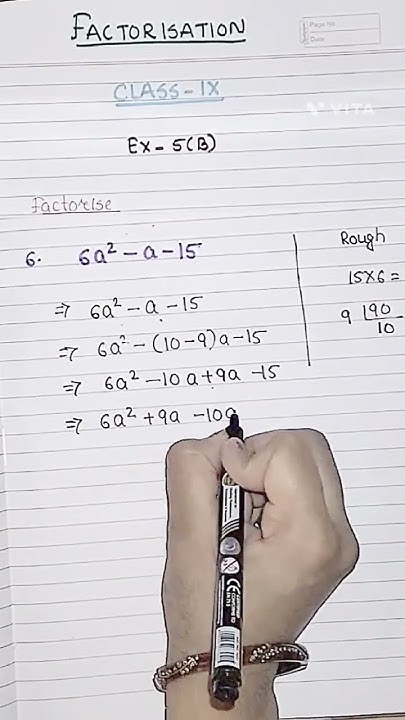 Daily Maths Practice, Class-9, Factorisation ,ICSE,#class9 #educational #factorization # ...