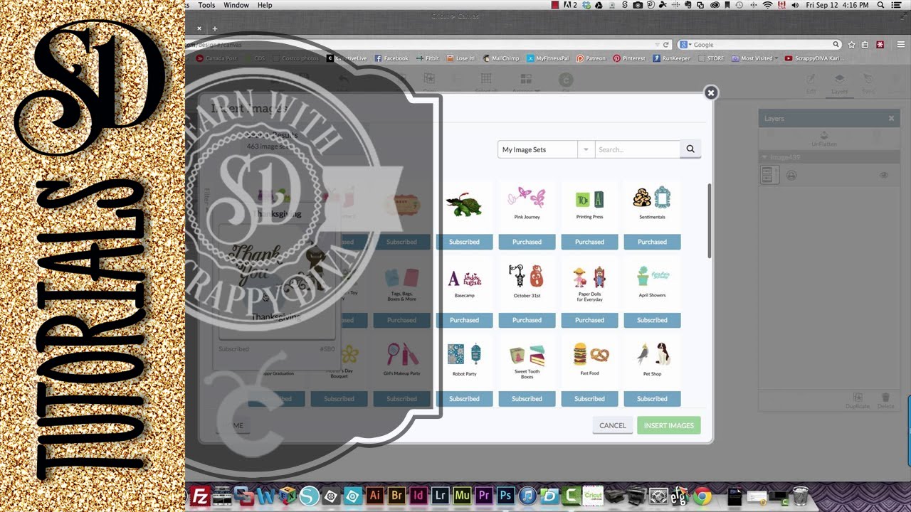 Installing the plugin and first look around at Print then Cut - YouTube
