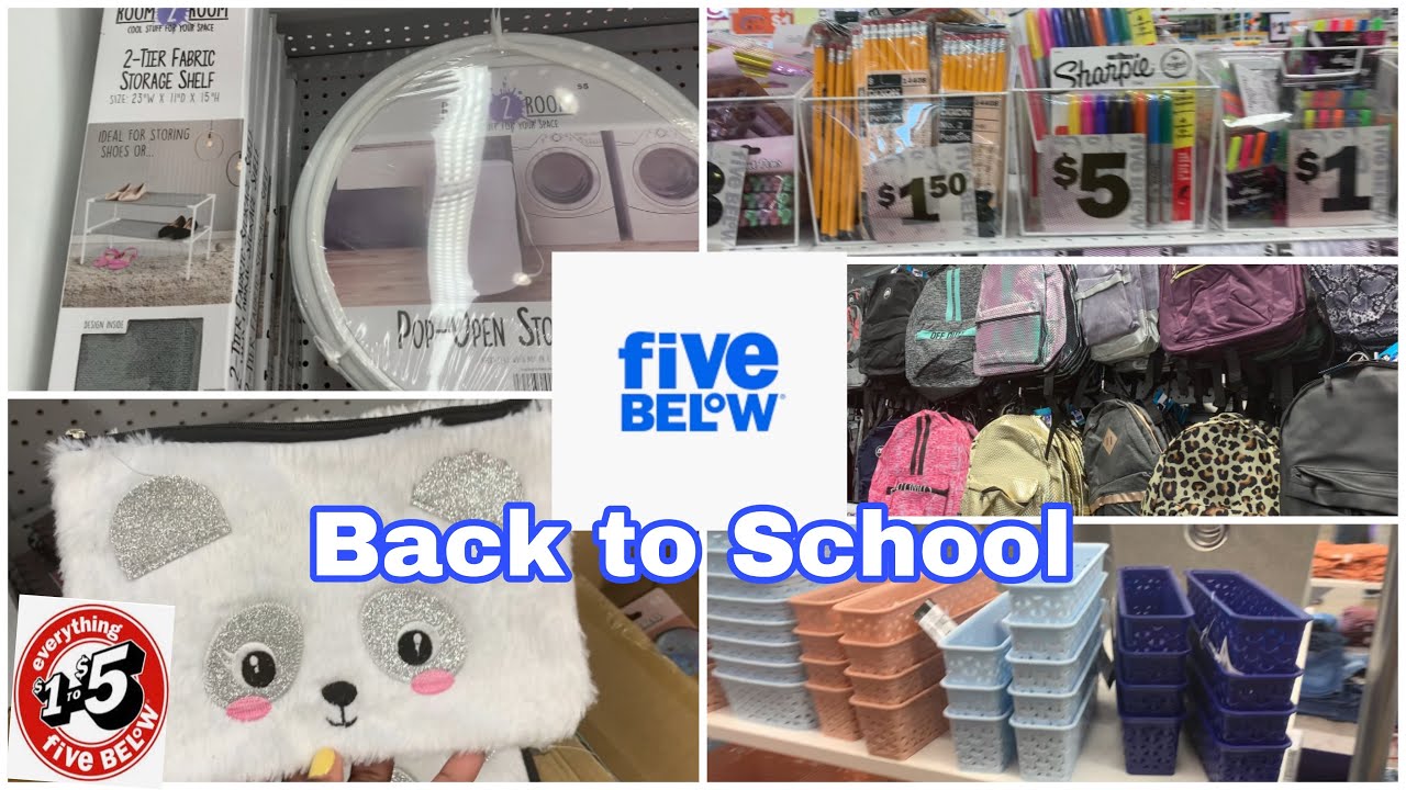 New*Five Below// Back to School// Dorm Room Decor and more - YouTube