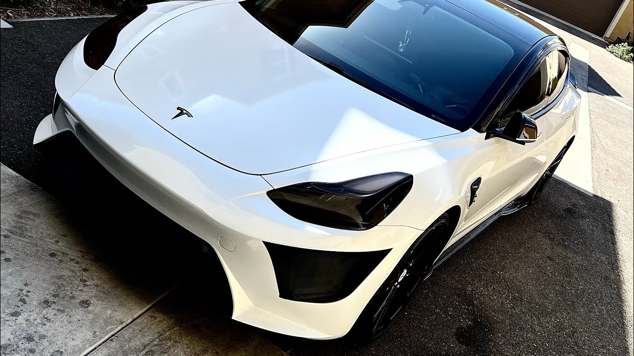 The all new 2021 Tesla Model 3 Redesigned and modded after 13 months of ...