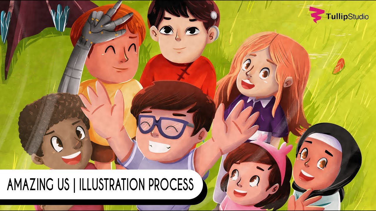 AMAZING US | ILLUSTRATION PROCESS - YouTube