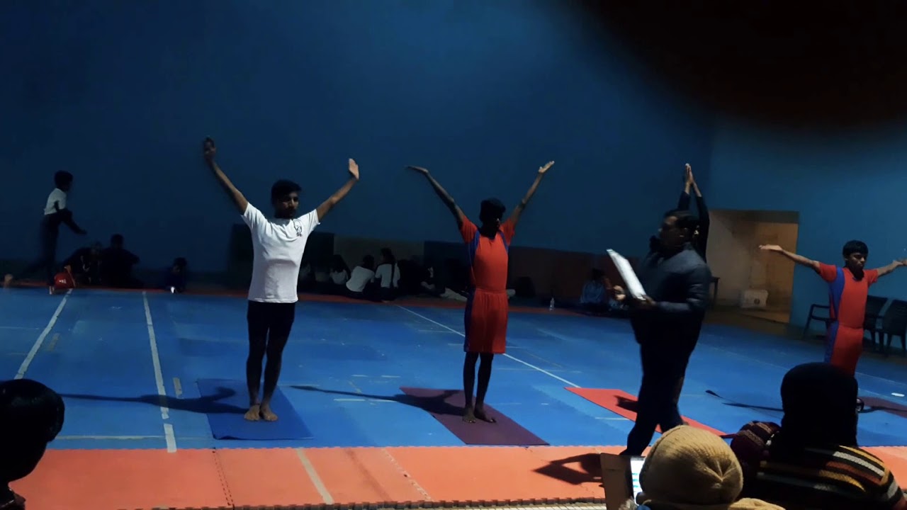 Amar mehra gadarwara yoga compitition jabalpur white dress amar mehra ...