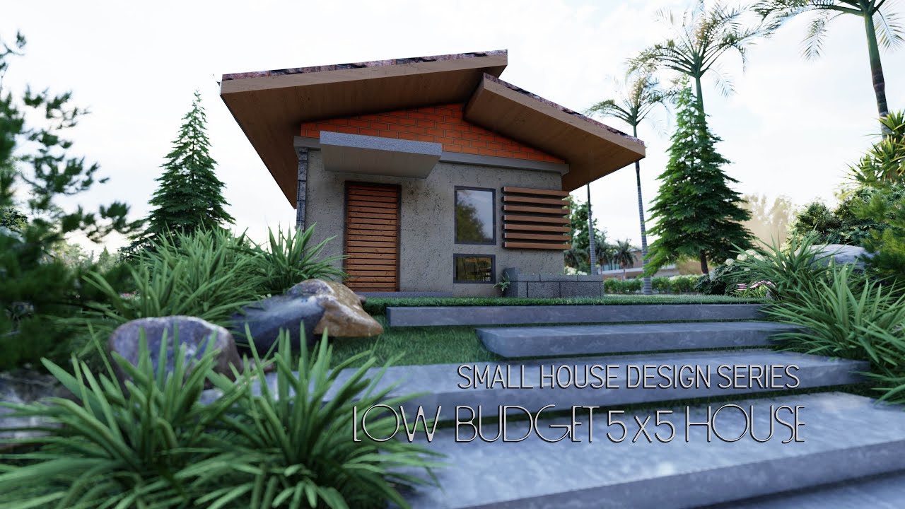 5x5 House Design (150k Budget) - Small House Design Ideas Lowcost - YouTube