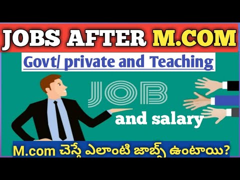 Jobs After M.com || Govt private and Teaching Jobs for M.com - YouTube