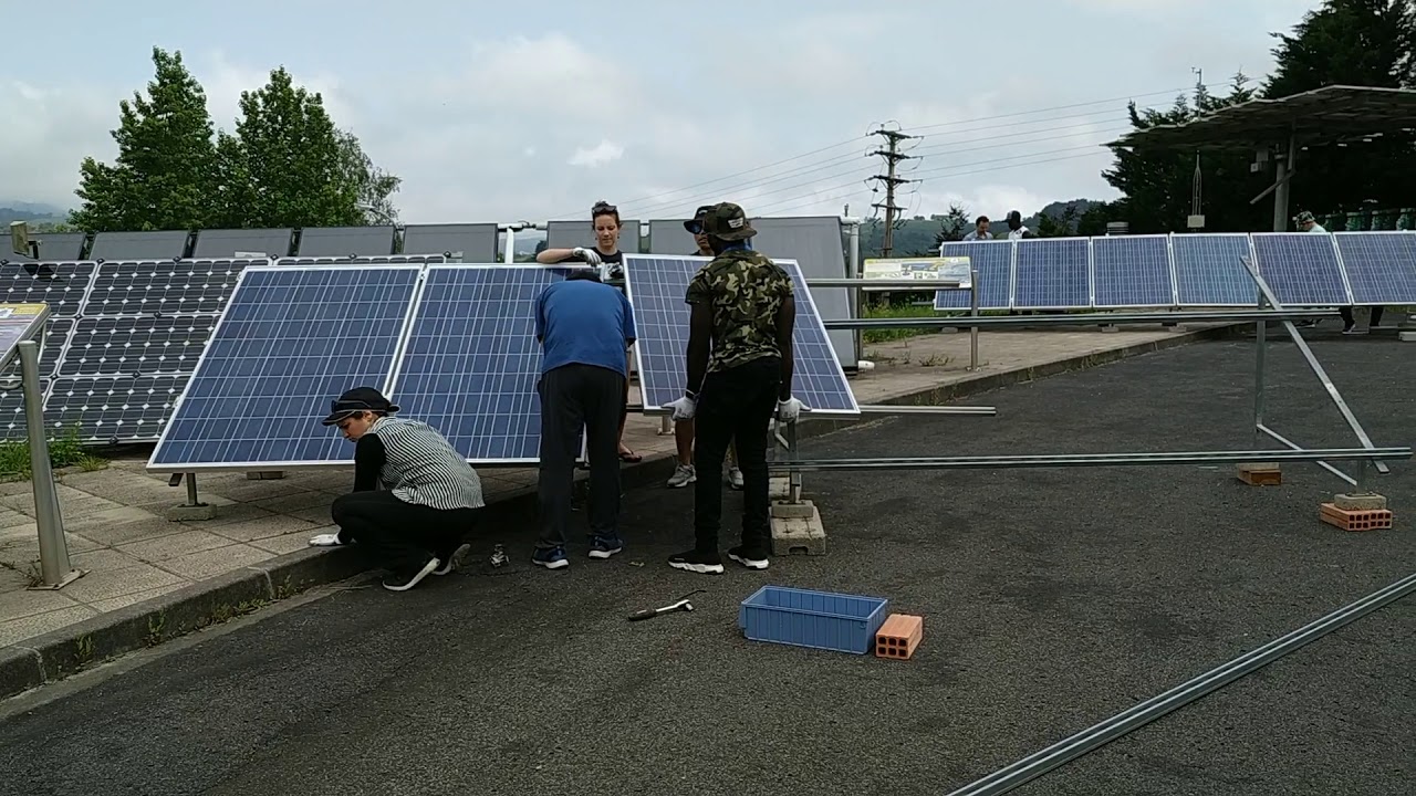 Solar panels workshop - YouTube