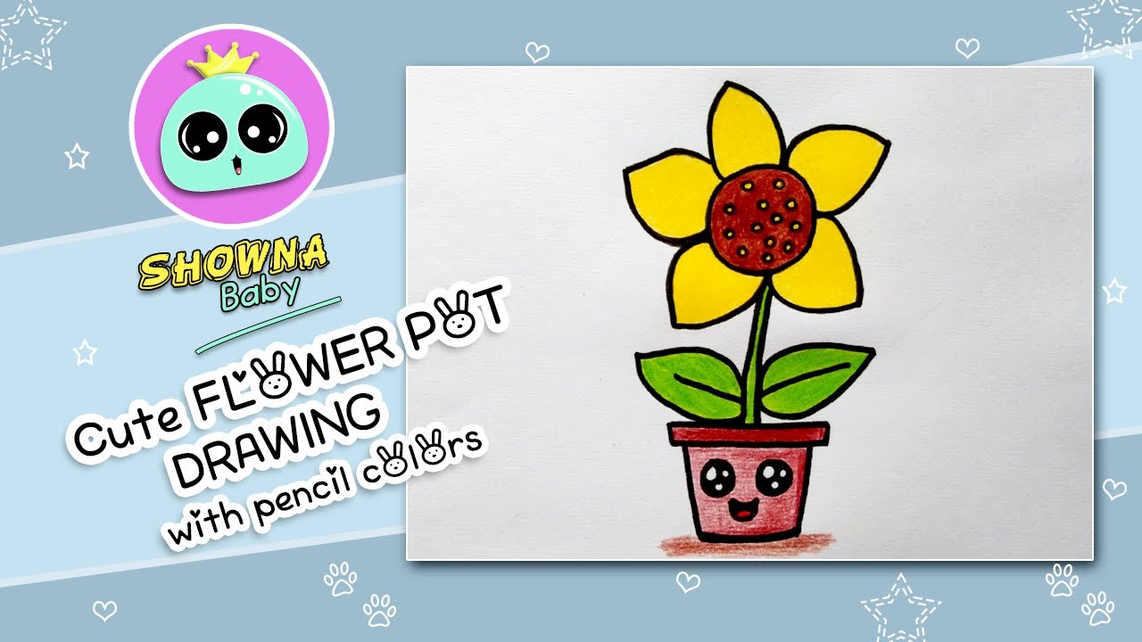 cute flower pot | flower pot for kids | - YouTube