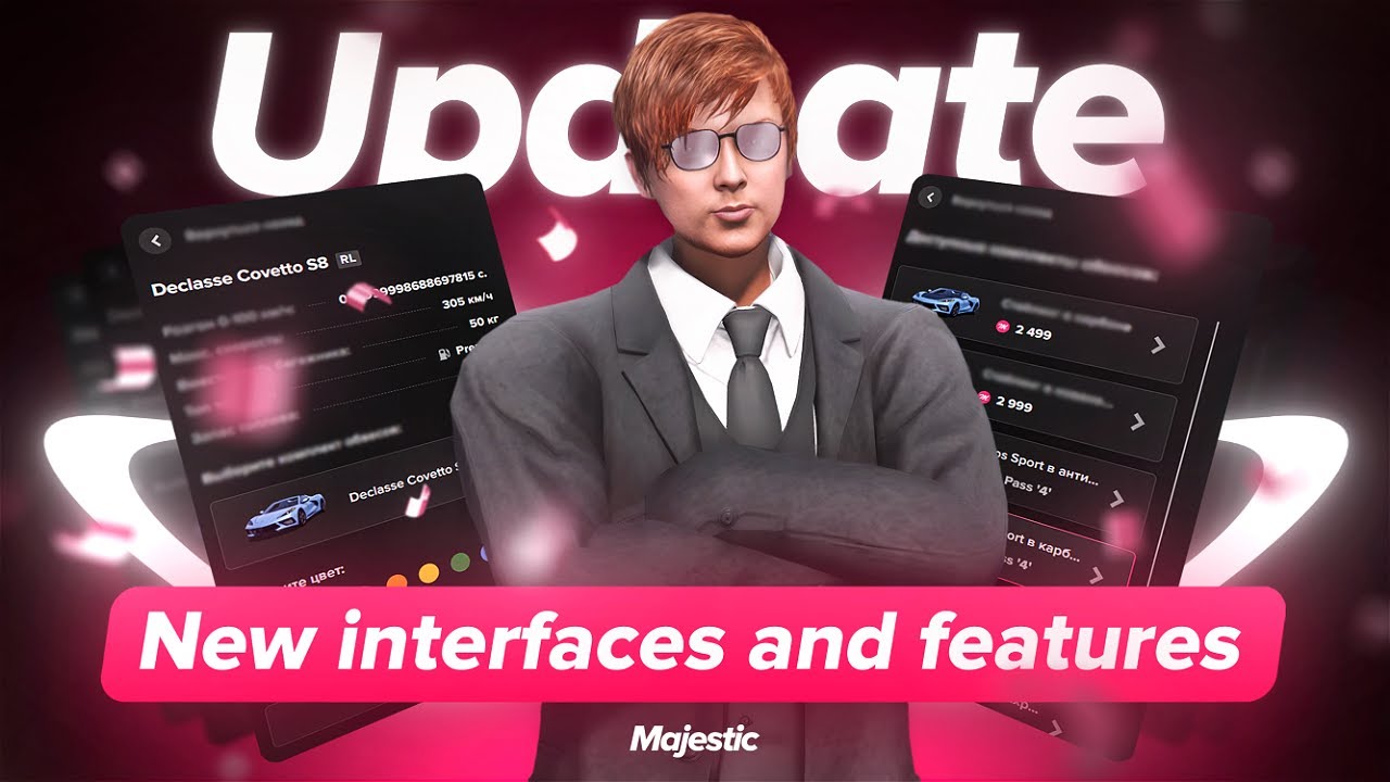 UPDATE: New interfaces and features | Majestic RP - YouTube
