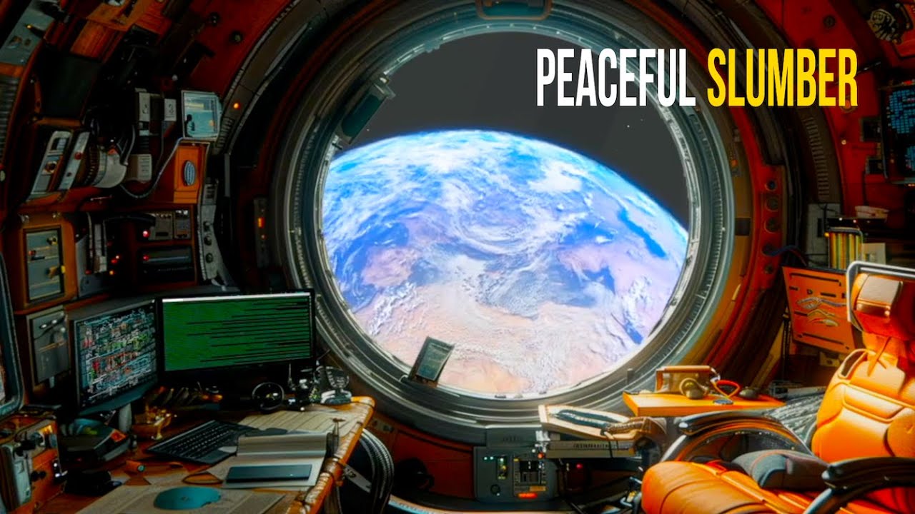 Peaceful Slumber: Watching Earth from Space, Embraced by Cosmic Calm ...