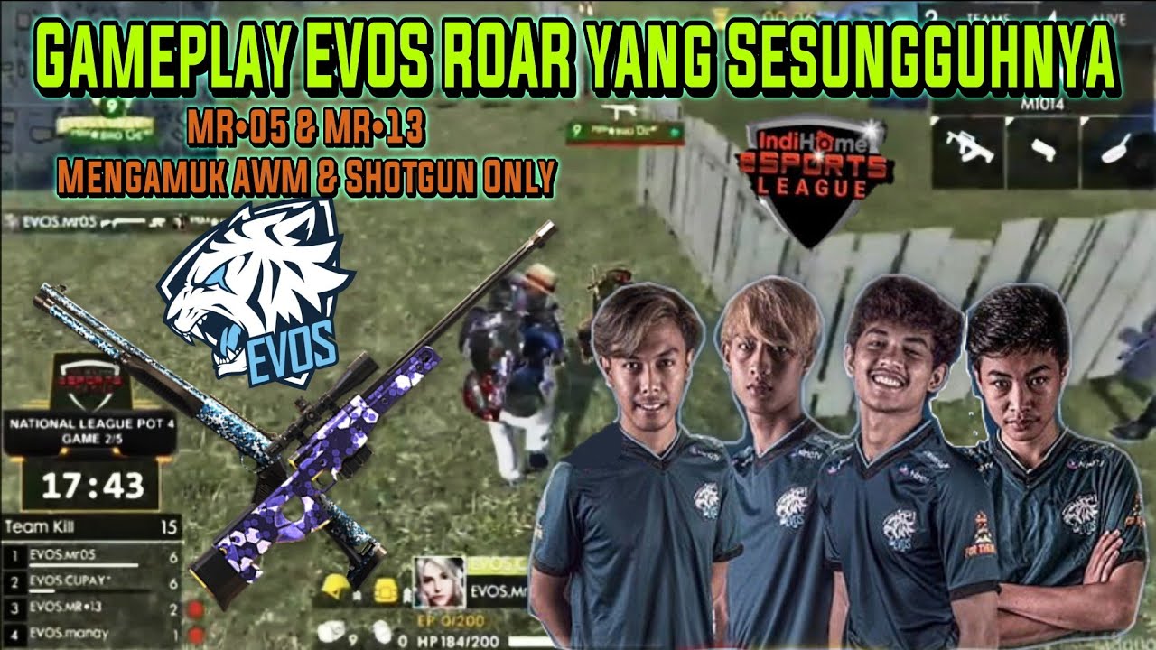 EVOS ROAR Main BarBar di turney musuh auto loby ??? - YouTube