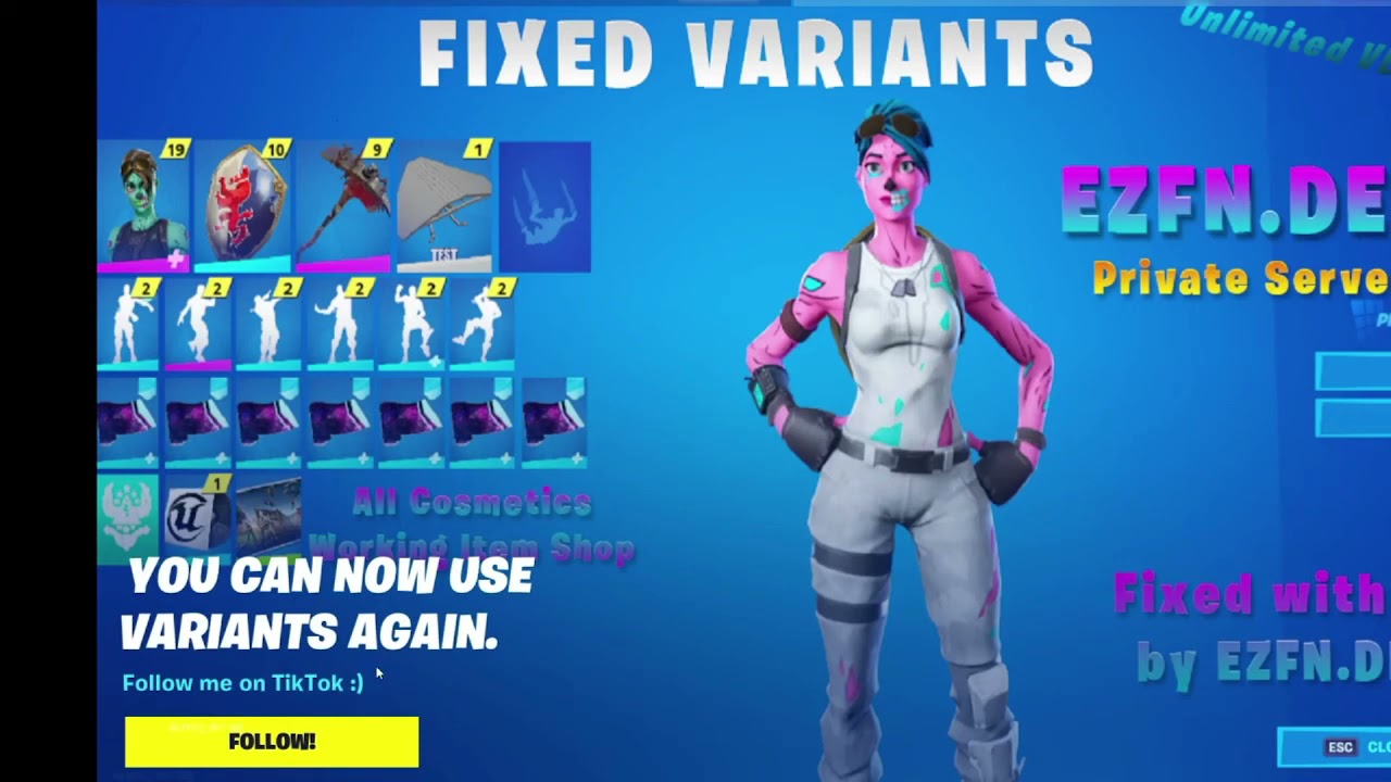 Fortnite Private Server (EZFN.DEV) (All Cosmetics) sub down in ...