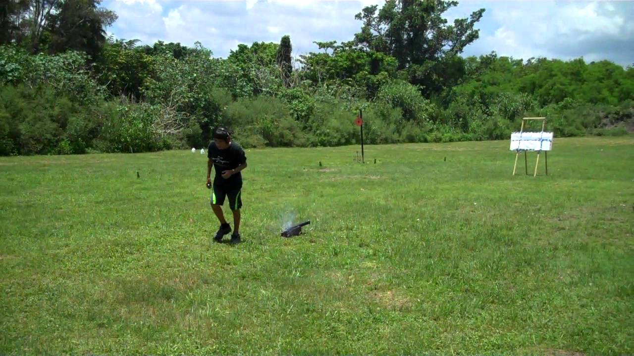 British naval salute signal black powder cannon #2 - YouTube