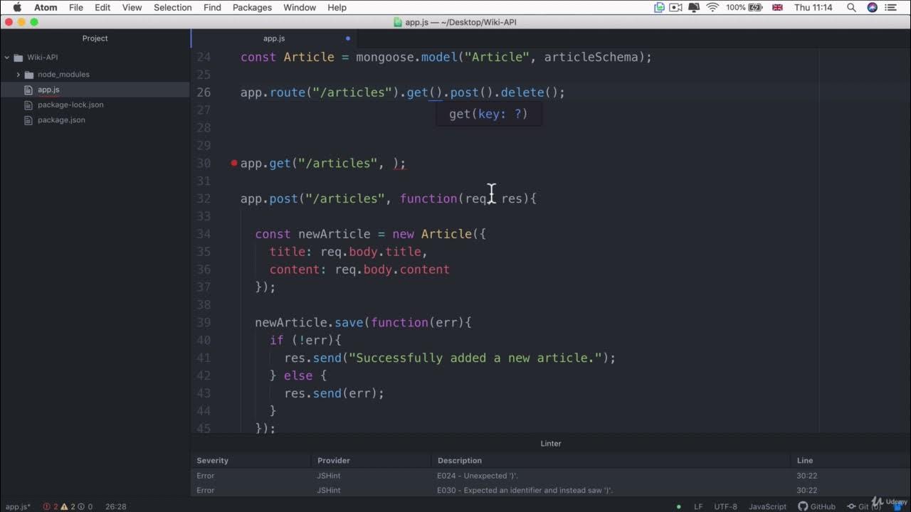 8 Chained Route Handlers Using Express - YouTube