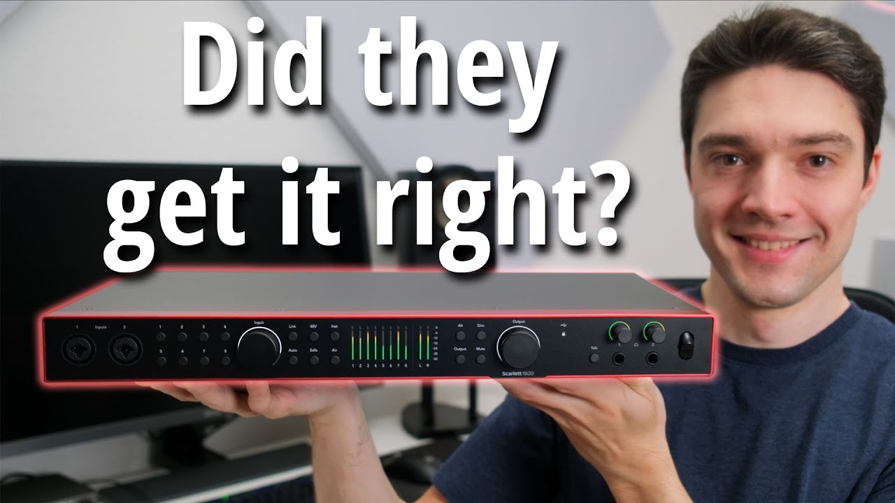 Focusrite Scarlett 18i20 4th Gen – USB Audio Interface Review (Air Mode ...