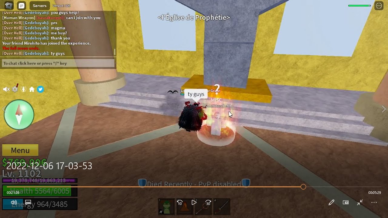 Raid magma di blox fruit | Blox fruit part 2 - YouTube