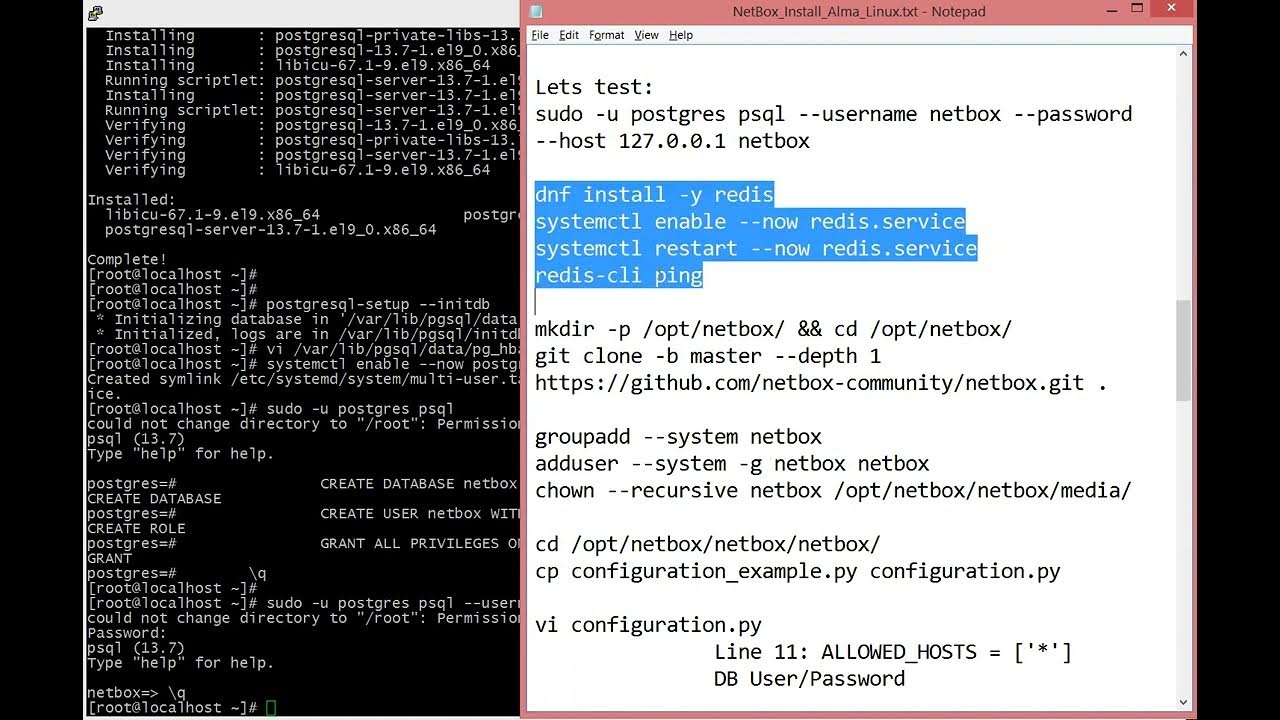 Install Netbox in Alma Linux - YouTube